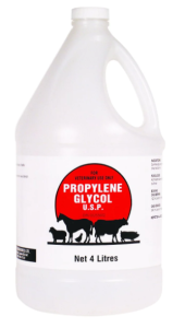 Propylene Glycol 4L U.S.P. – Pharmbarn Animal Health Warehouse