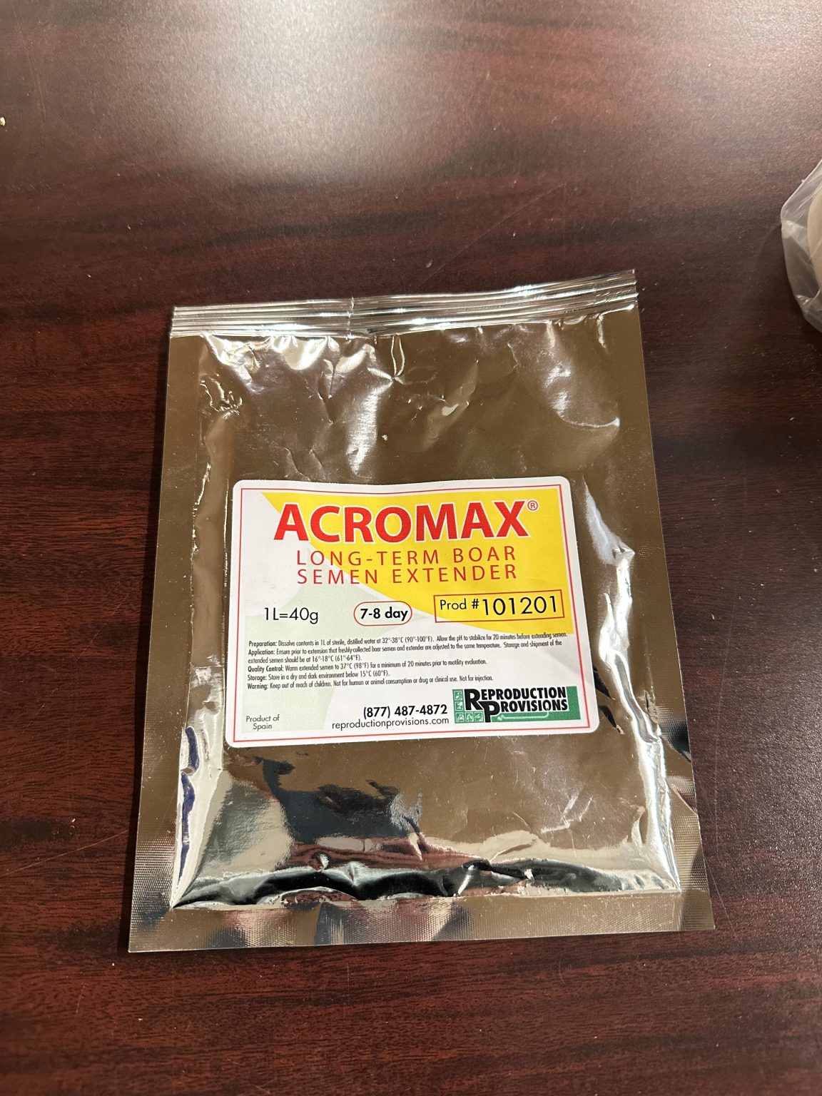 ACROMAX Boar Semen Extender – Pharmbarn Animal Health Warehouse